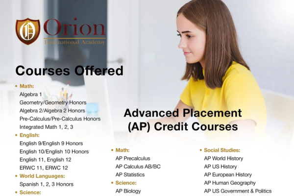 AP Course Offerings - Orion Schools